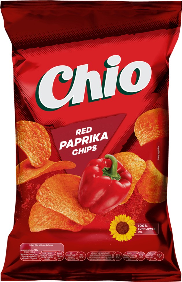 Chips Potato with Paprika Flavour 60g